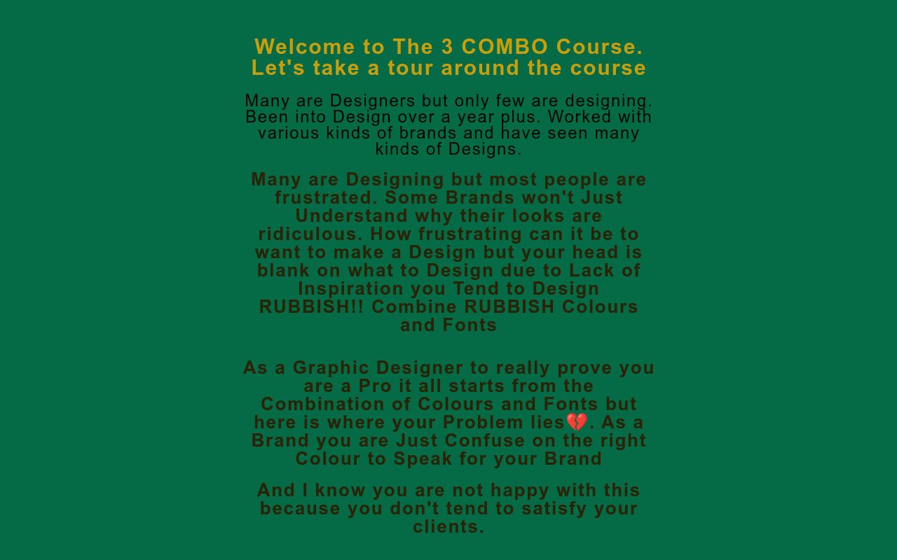 3 COMBO Course 3 COMBO Course